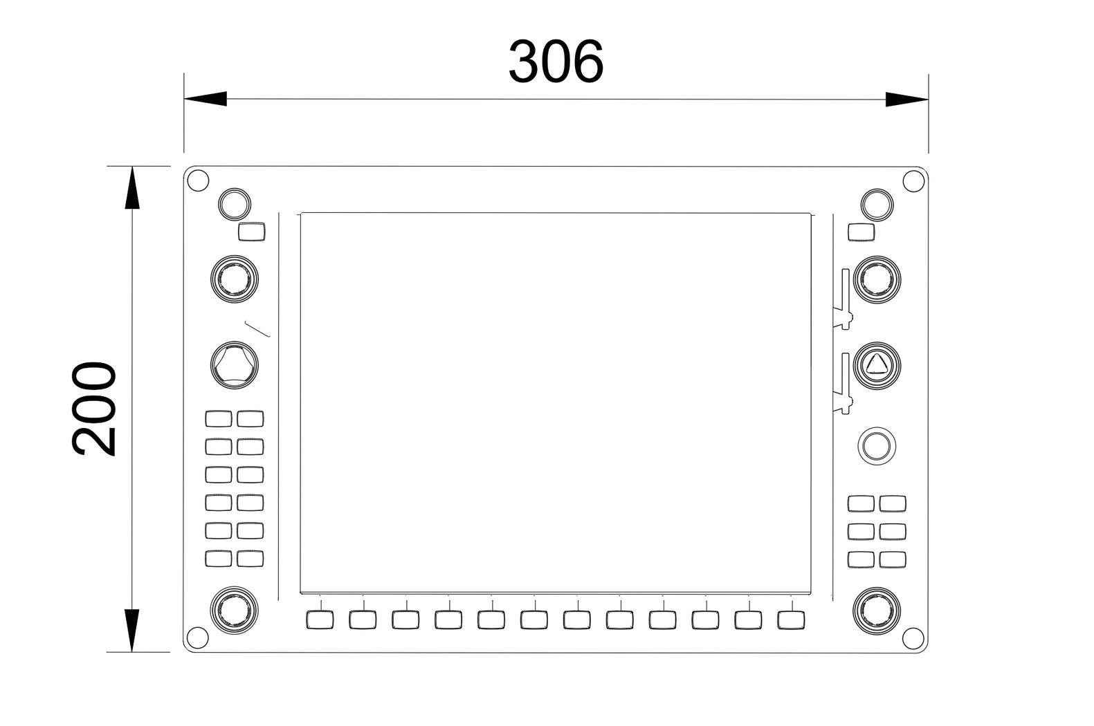 Panel Cutouts & Product Dimensions